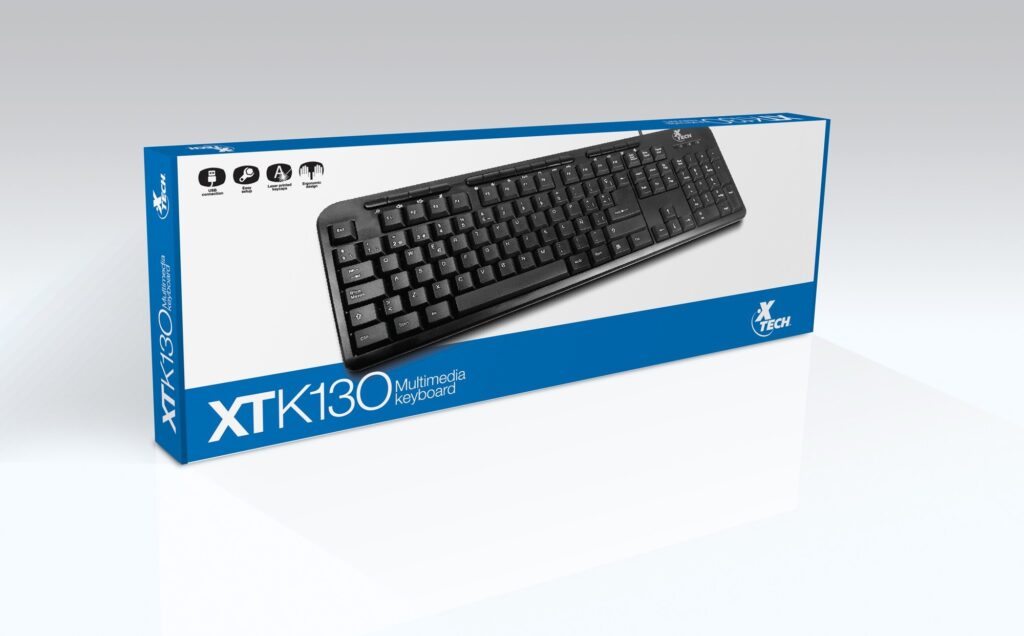 XTech XTK-130E English Multimedia Keyboard – Xpert Business Systems Limited